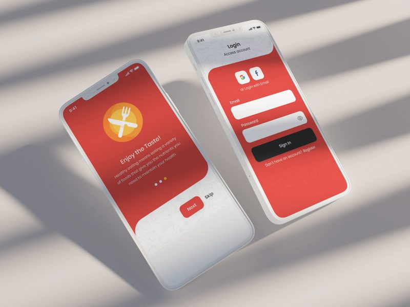 Foody App UI Design - Thrill Edge Technologies